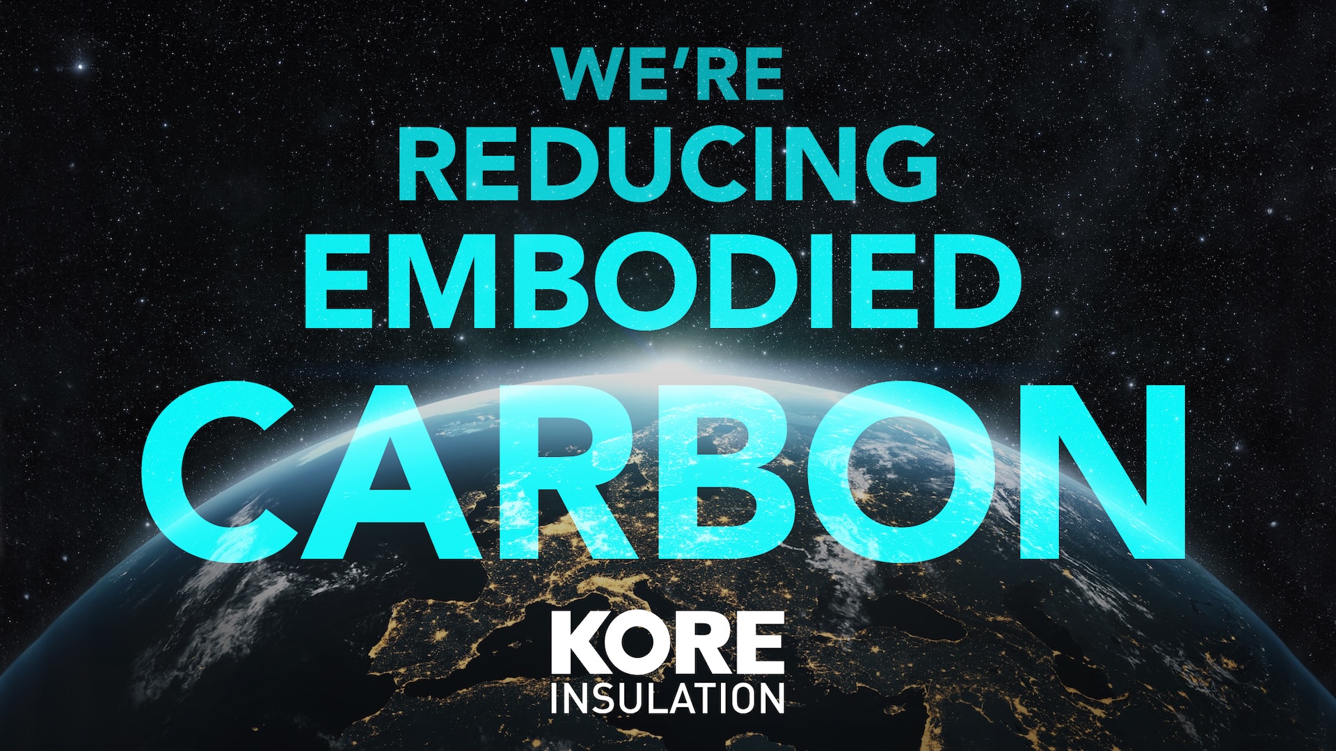 Reducing Embodied Carbon | KORE Insulation
